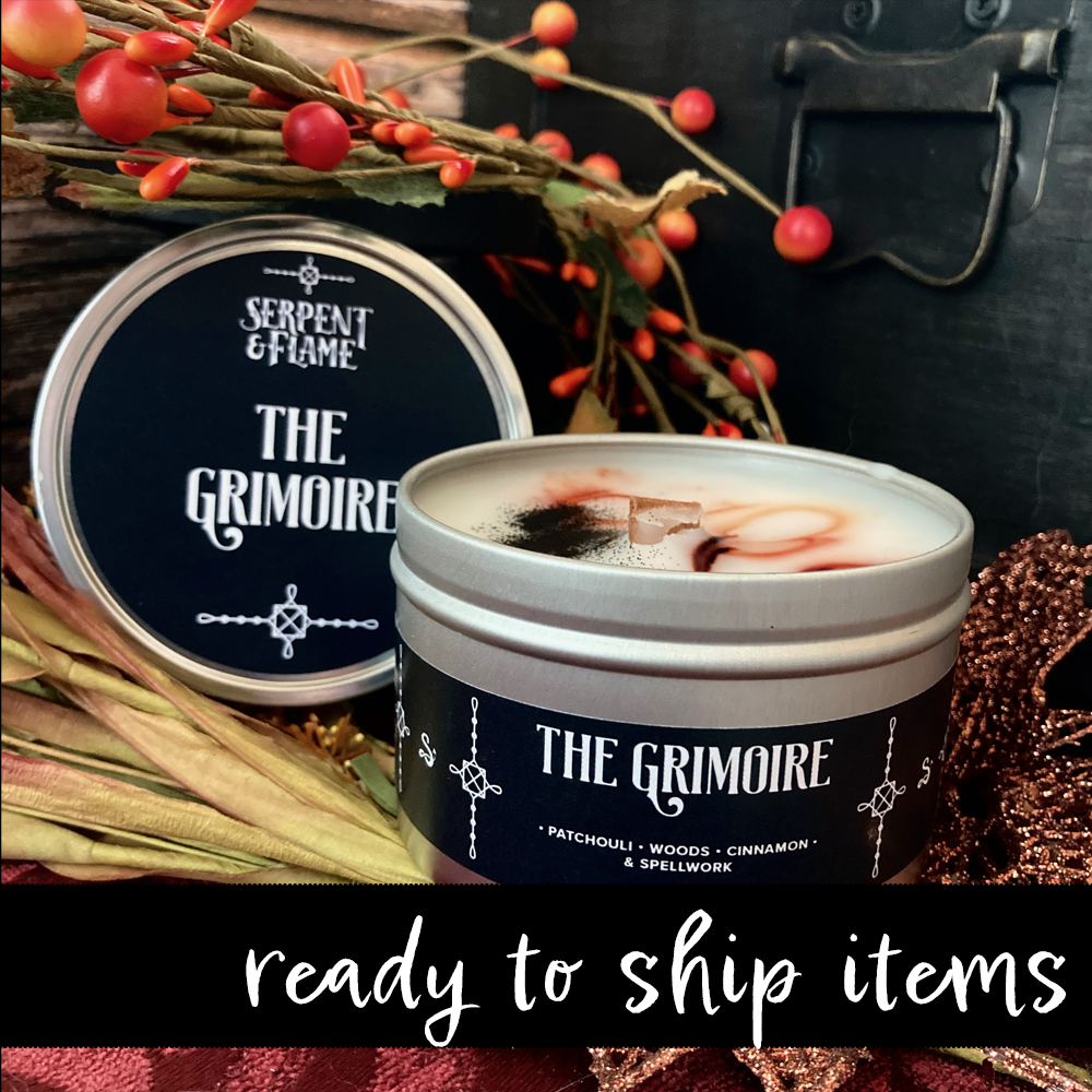 Grimoire – Serpent & Flame Candle Co