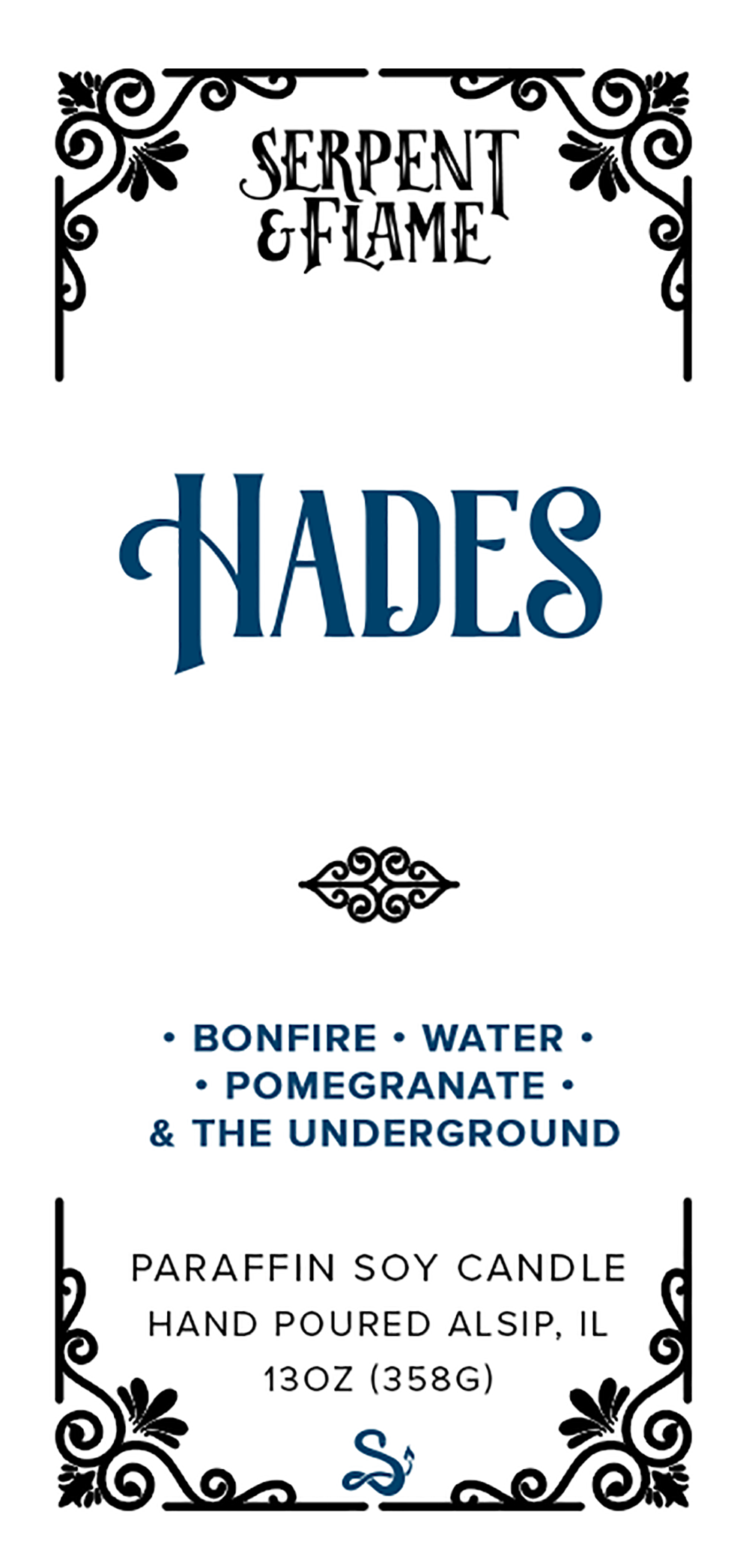 Hades – Serpent & Flame Candle Co