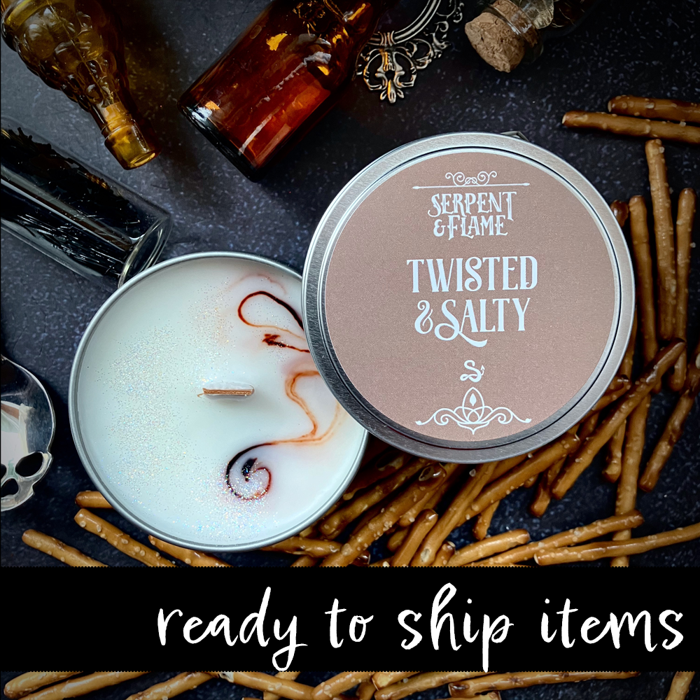 Twisted & Salty – Serpent & Flame Candle Co